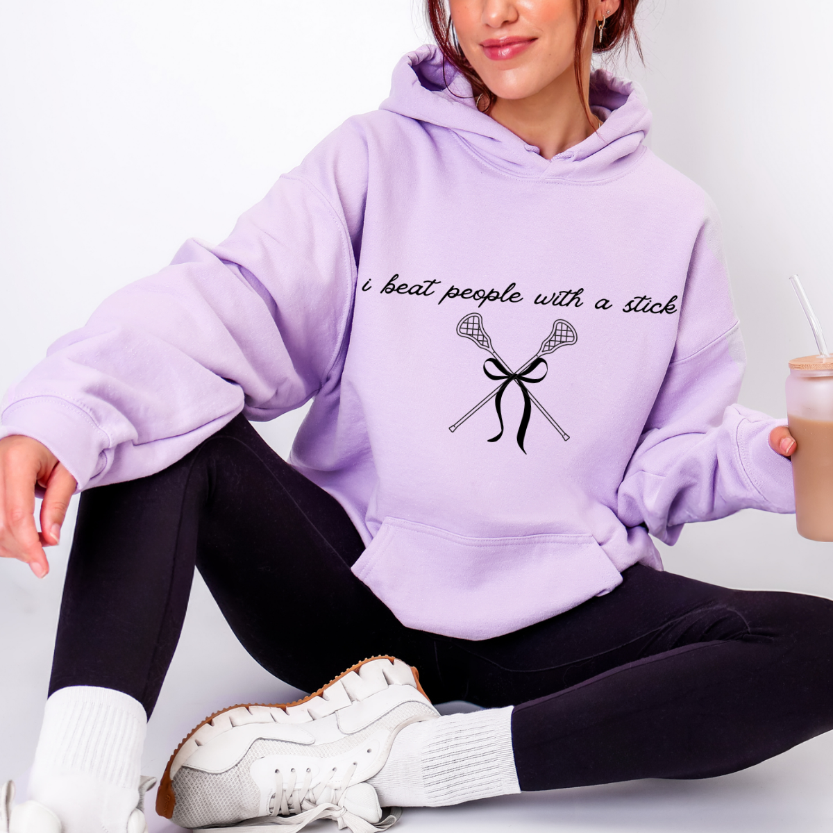 COQUETTE I BEAT PEOPLE WITH A STICK - BLACK TEXT - DTF TRANSFER ...