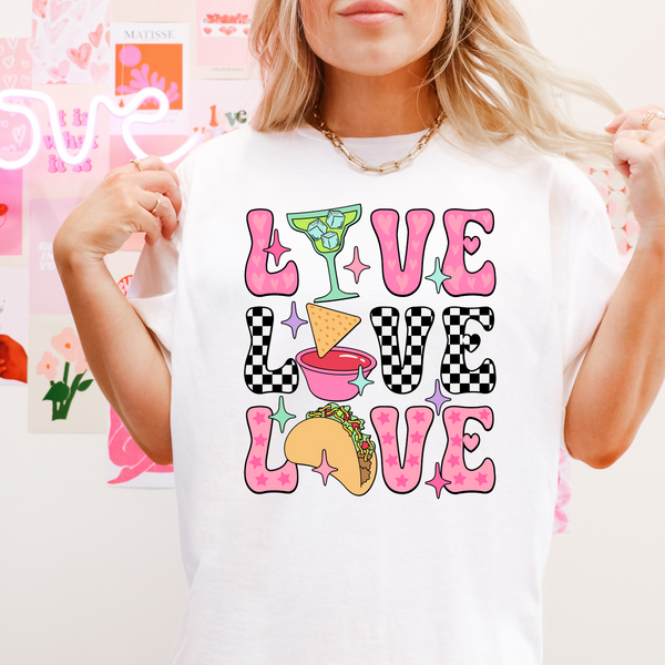 Love Margarita Chip Taco DTF Transfer - Hectic Momma Printing
