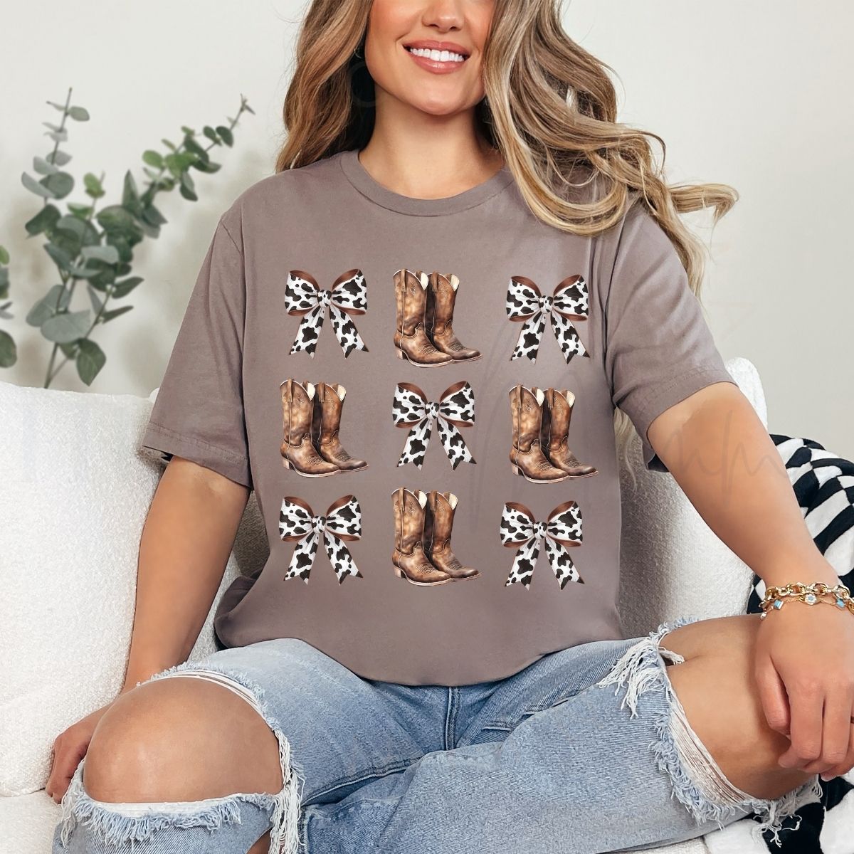 COQUETTE COWBOY BOOT COLLAGE - DTF TRANSFER – Hectic Momma Printing