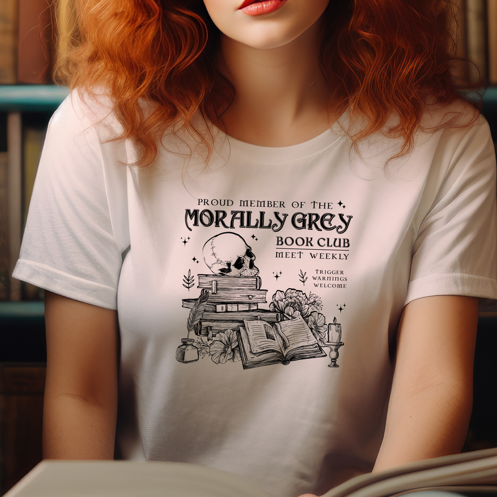 Morally Grey Book Club DTF | Hectic Momma Printing