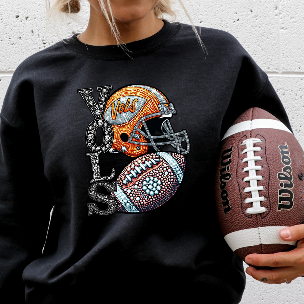 TENNESSEE VOLS FAUX RHINESTONE - DTF TRANSFER – Hectic Momma Printing