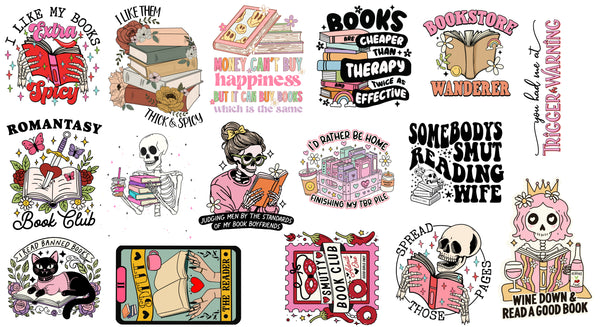 Book Tok - Sticky Icky Stickers - Hectic Momma Printing